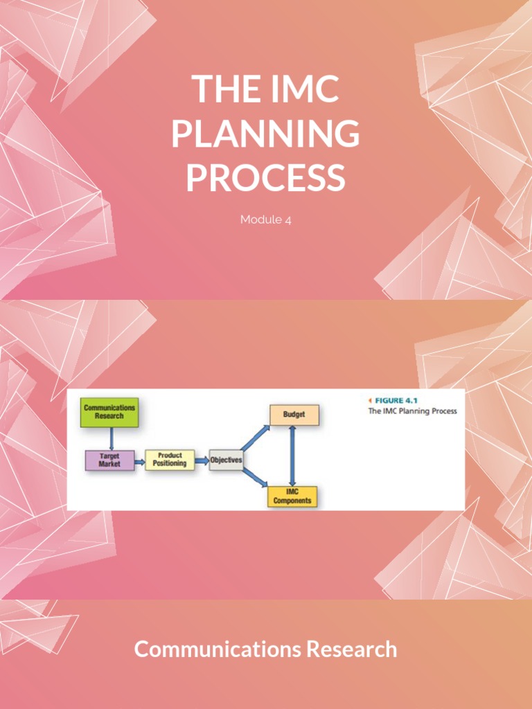 The Imc Planning Process | PDF | Market Segmentation | Marketing