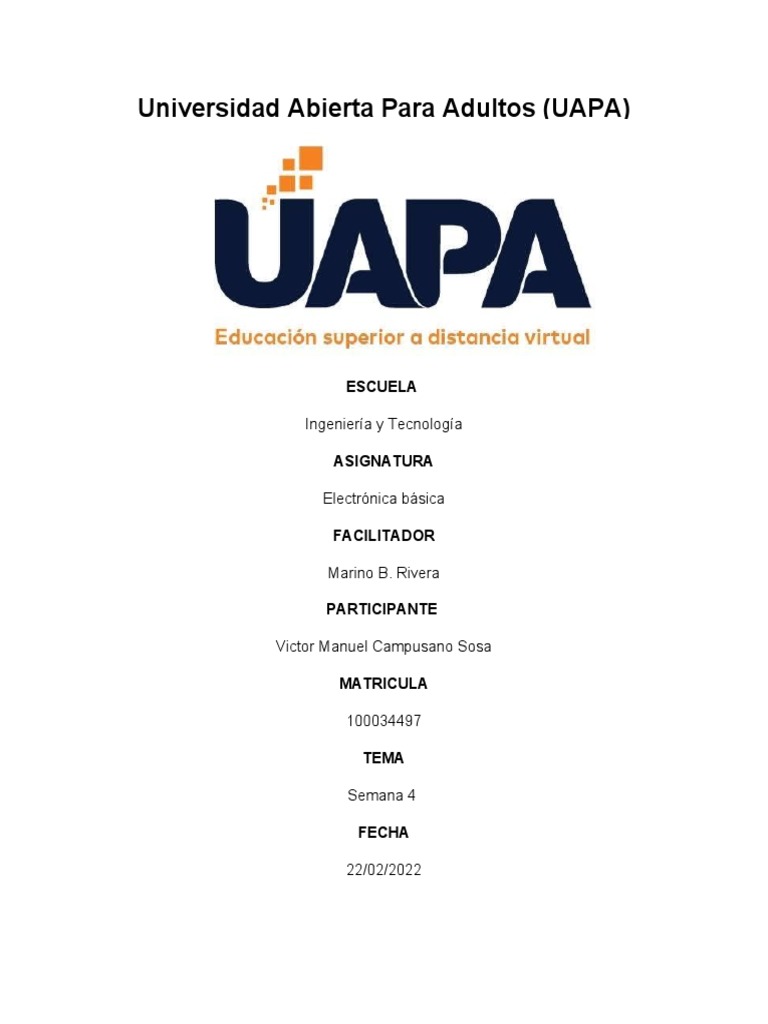 Tarea 4b Electronica Basica | PDF