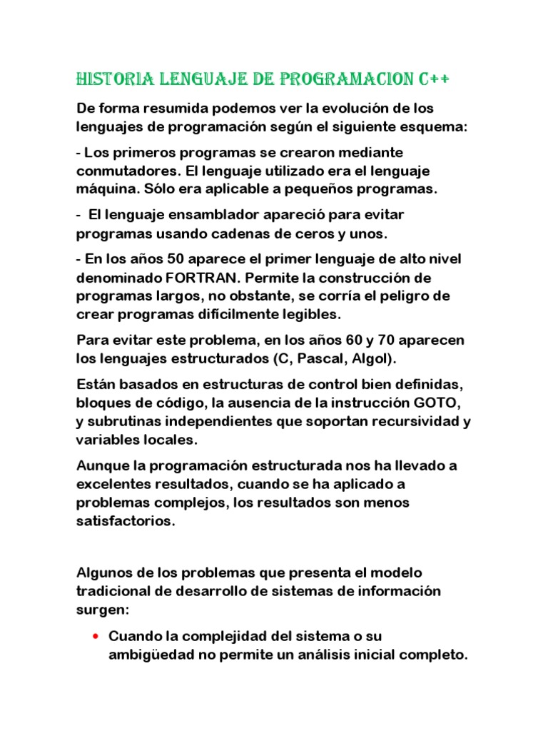 Lenguaje de Programacion C | PDF | C ++ | Lenguaje de programación
