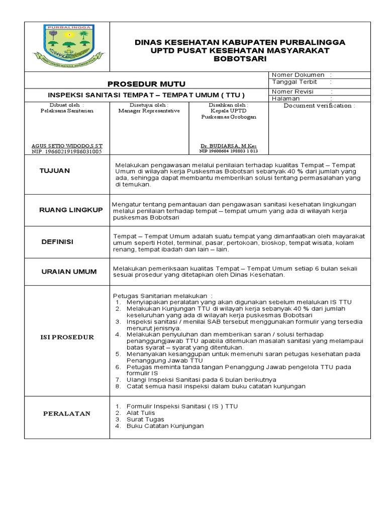 Sop Is Ttu | PDF | Pengembangan Diri