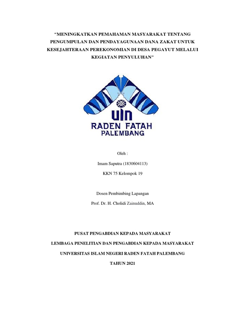 Imam Saputra (1830604113) Laporan KKN Individu | PDF