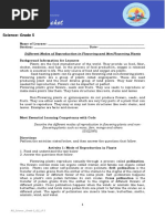 SCIENCE-5-Q2-Module 4 | PDF | Flowers | Plant Reproduction