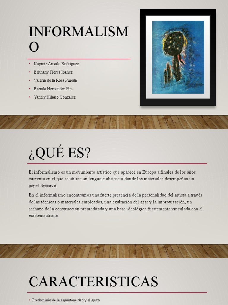 Informalismo 3o A | PDF | Arte abstracto | Pinturas