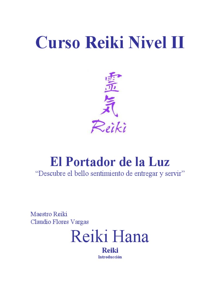 Curso Reiki Nivel II | PDF | Reiki | Mikao Usui