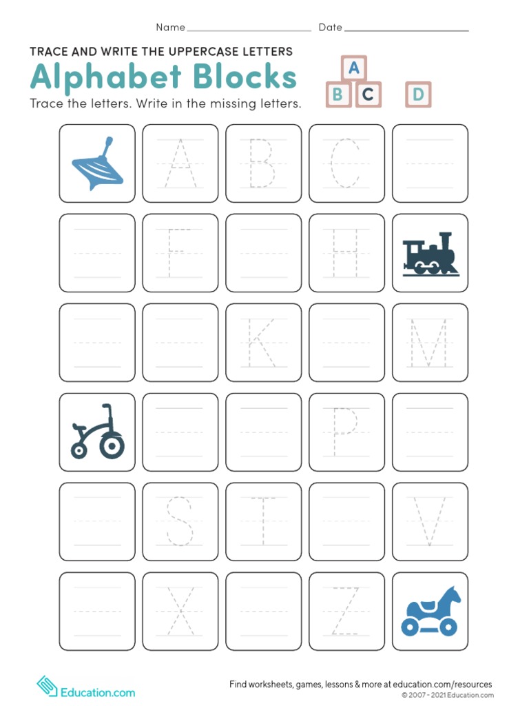 Trace Write Missing Letters | PDF