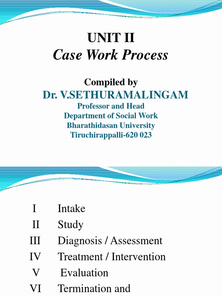 Social Case Work Practice or Working With Individuals UNIT II | PDF ...
