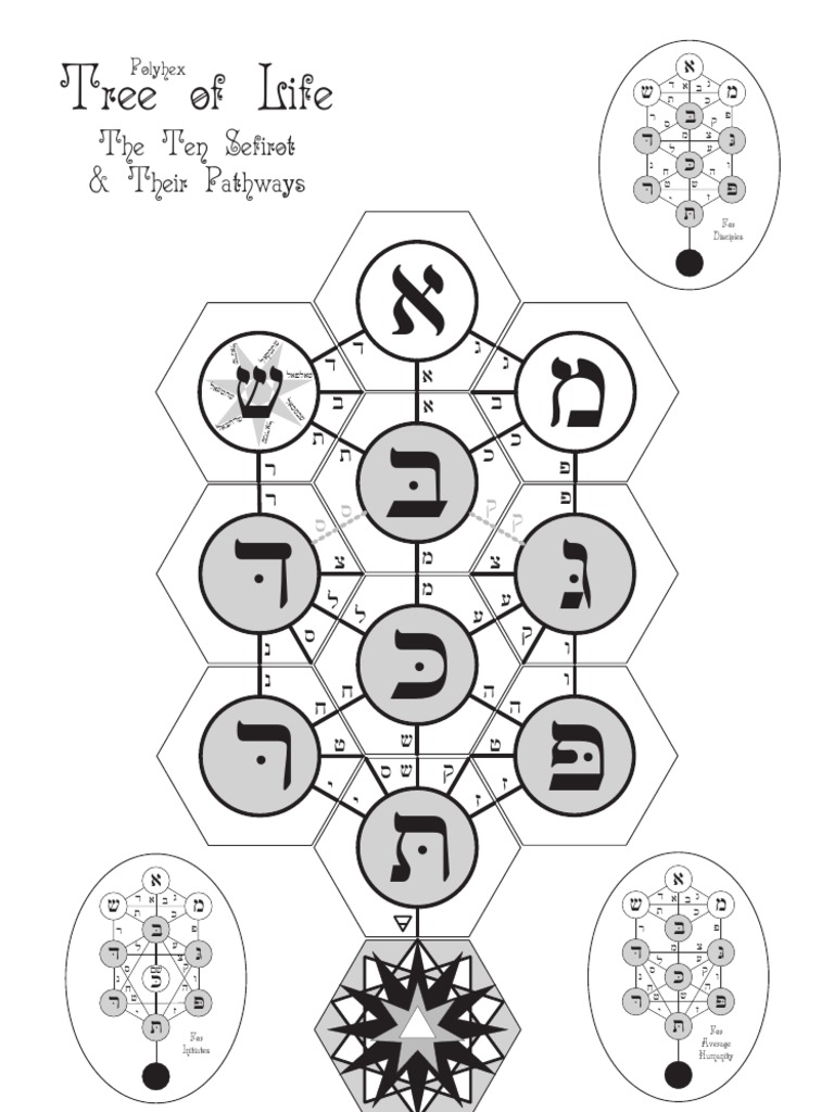 Polyhex Tree of Life Wall-Charts | PDF | Hebrew Words And Phrases ...