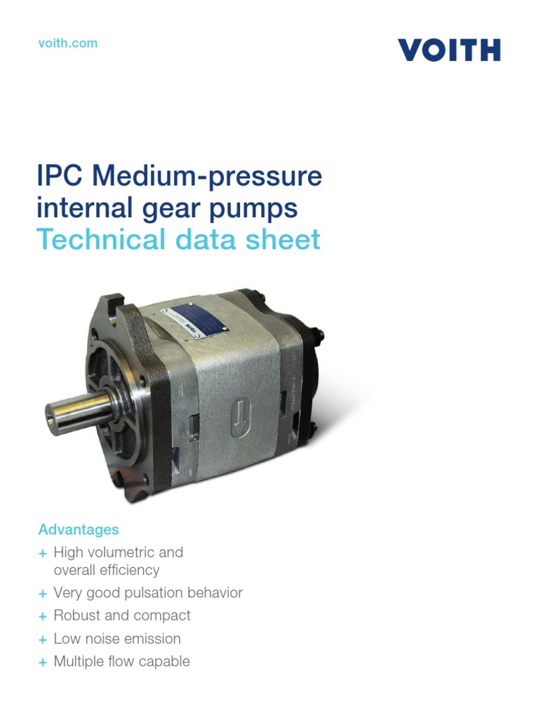 Technical Specifications and Design Details of Voith Internal Gear ...
