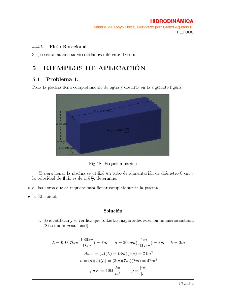 Gu A de Aprendizaje F Fluidos Hidrodin Mica-9-12 | PDF | Ingeniería Química | Cantidad