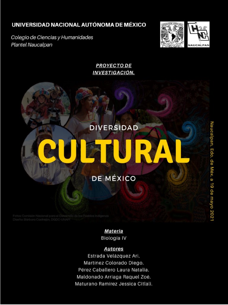Investigación Documental. Diversidad Cultural de México | PDF | México ...
