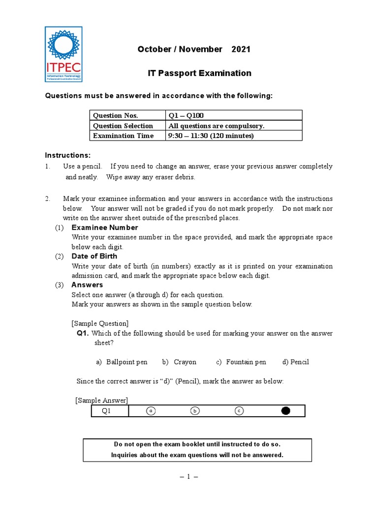 2021A - IP - Question With Answers | PDF | Audit | Key (Cryptography)