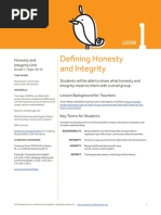 Honesty and Integrity Questionnaire | PDF