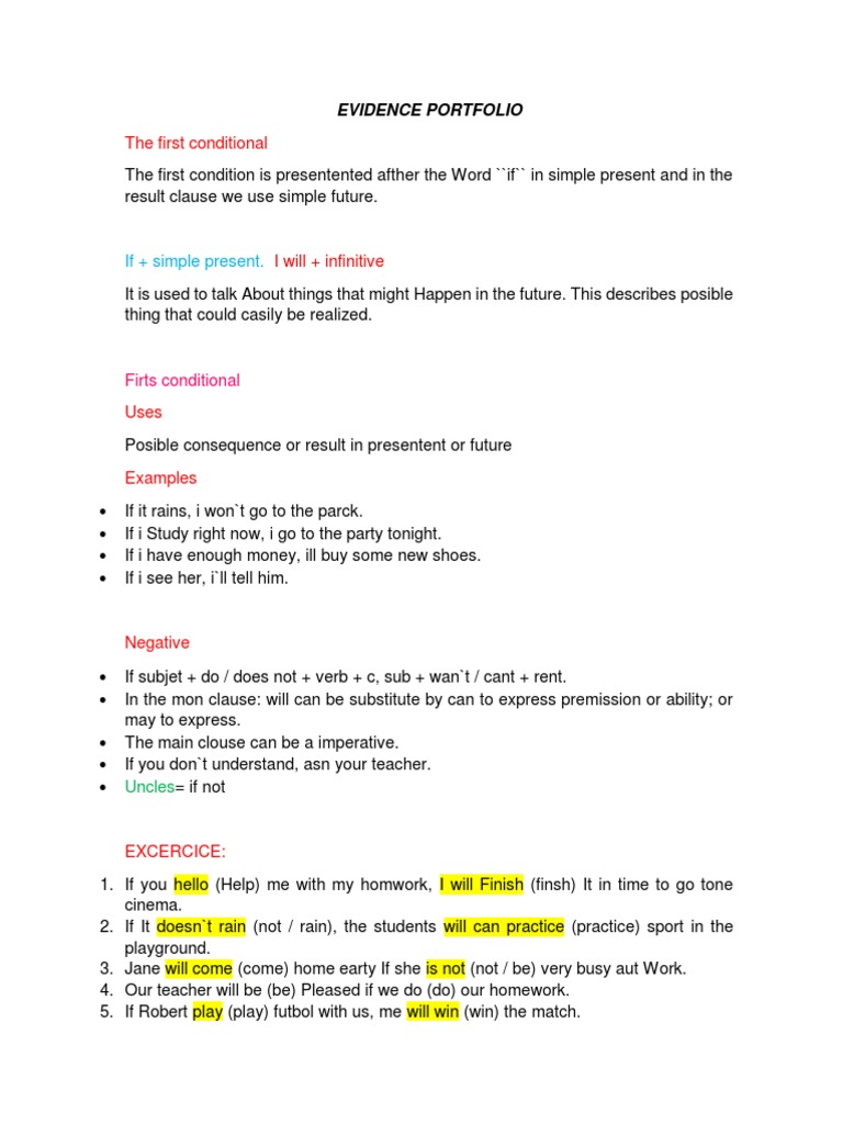 Evidence Portfolio | Download Free PDF | Subject (Grammar) | Cognitive ...