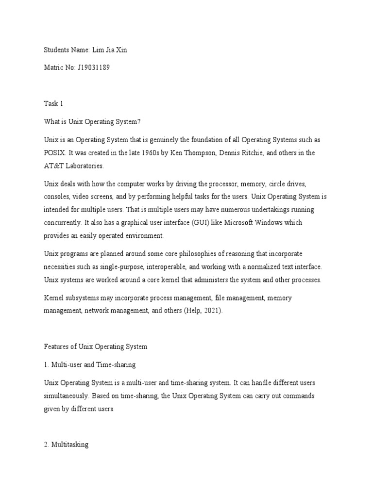 CSC202A Assignment 1 (Complete) | PDF | Operating System | Data Type