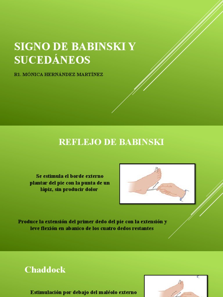 Signo de Babinski y Sucedáneos | PDF