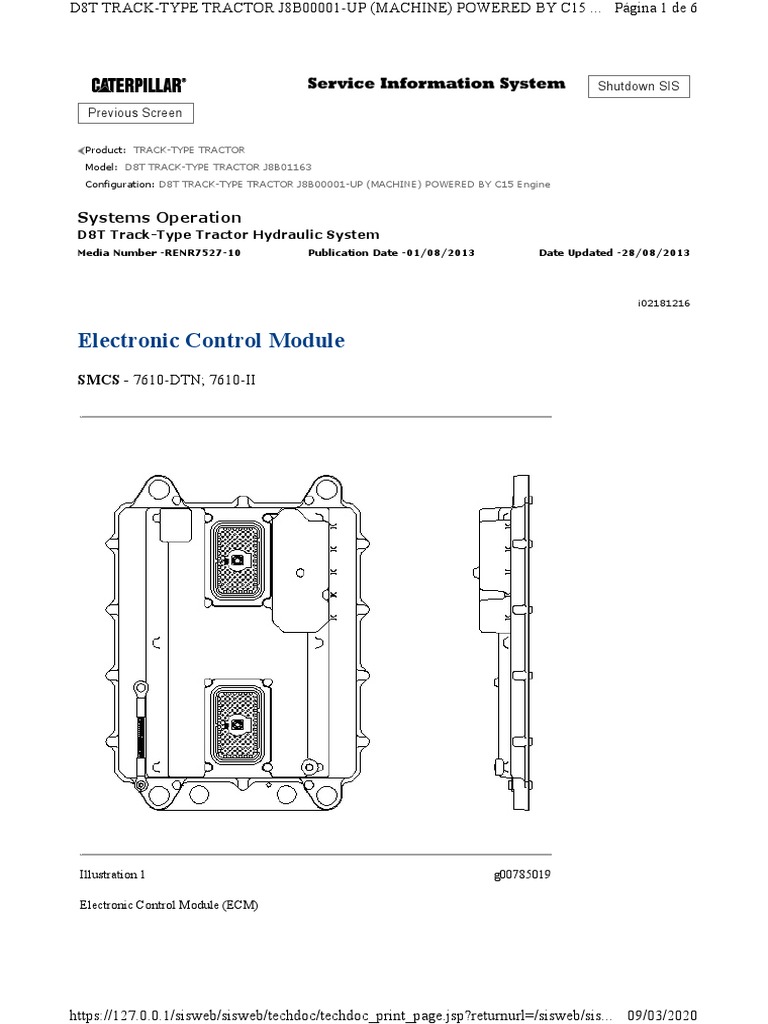Electronic Control Module: Systems Operation | PDF | Switch | Tractor