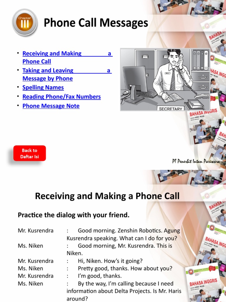Leave Message Material | PDF