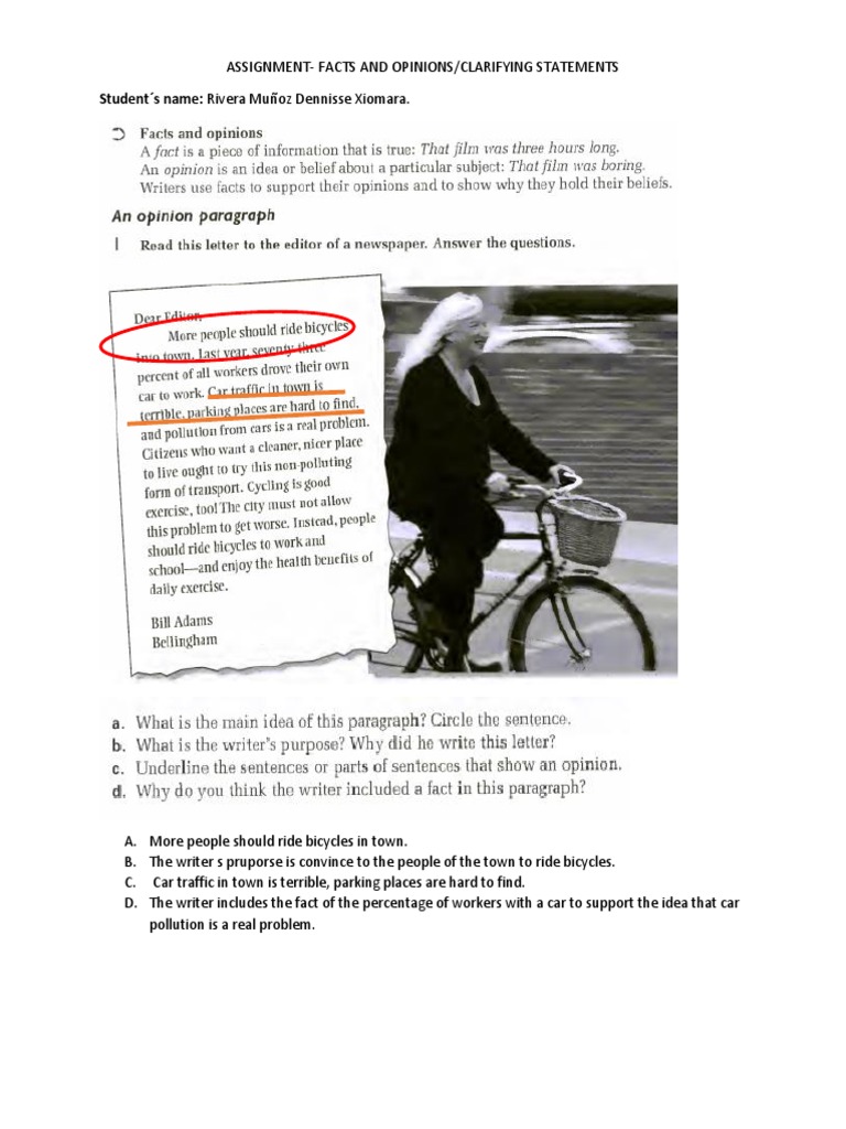 Fact or Assumption - Rivera Dennisse | PDF