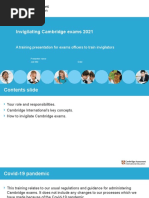 Invigilation | PDF | Gce Advanced Level (United Kingdom)