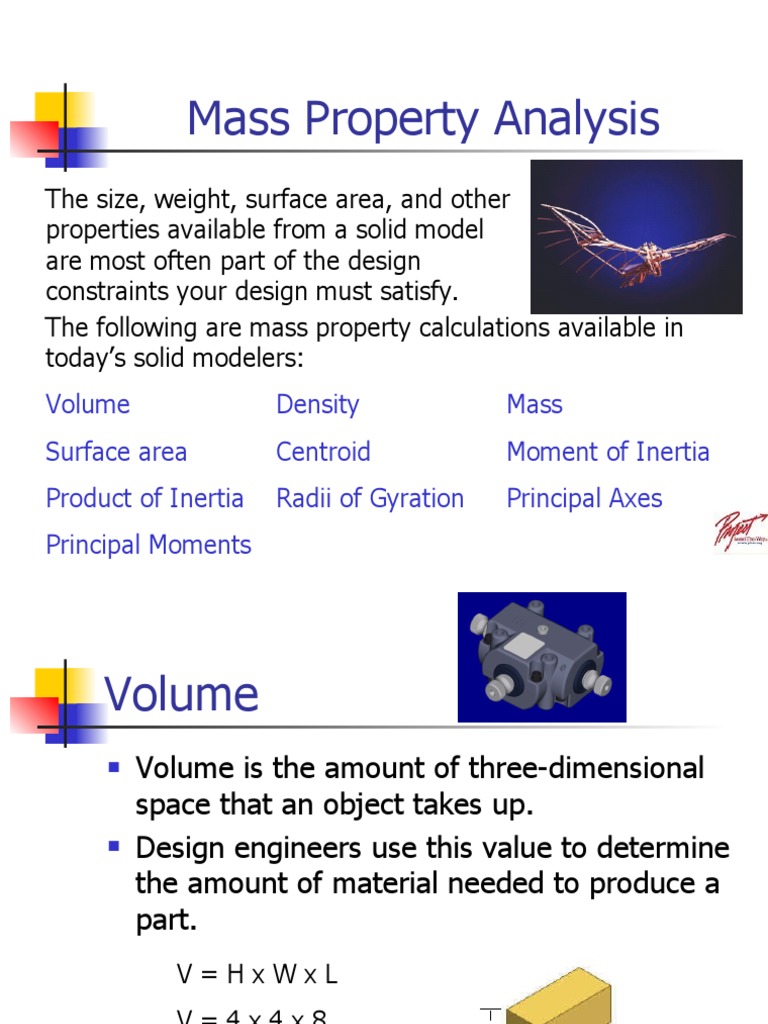 Unit 2 Mass Property Calculation | PDF | Cartesian Coordinate System ...