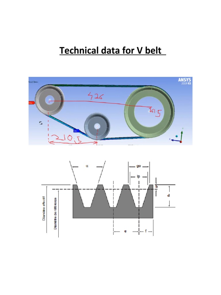 Technical Data For V Belt | PDF | Home & Garden | Computers