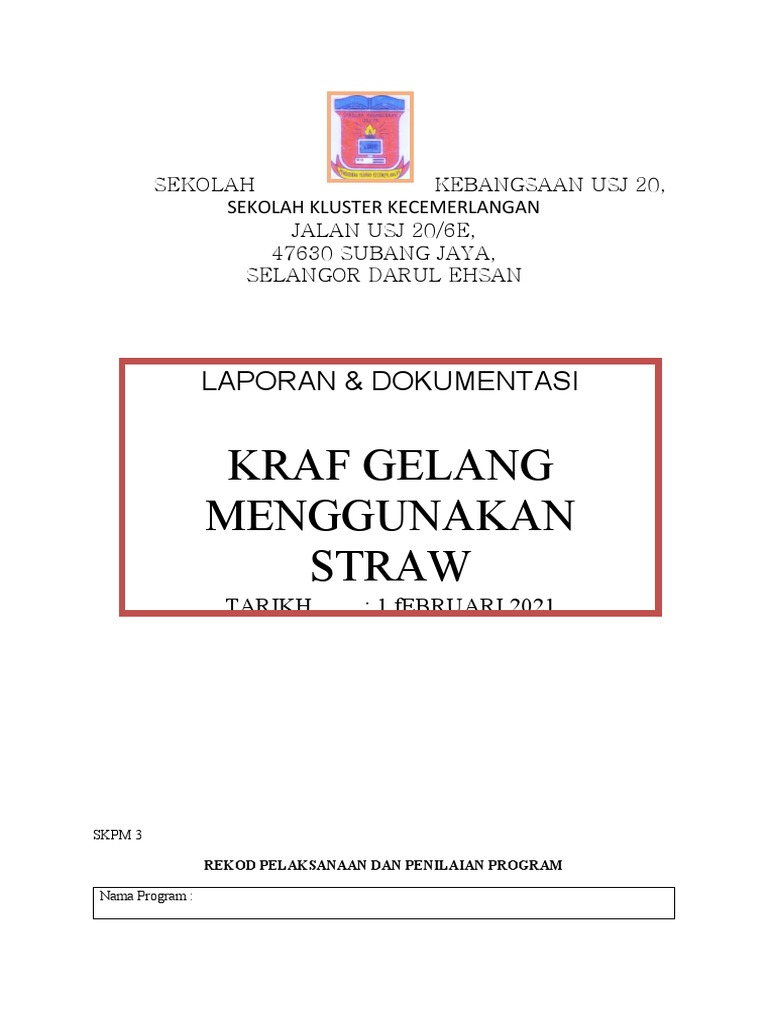 Kraf Gelang Menggunakan Straw | PDF