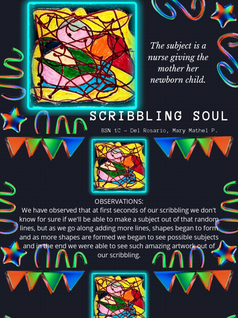 The Subject Is A Nurse Giving The Mother Her Newborn Child.: Scribbling ...