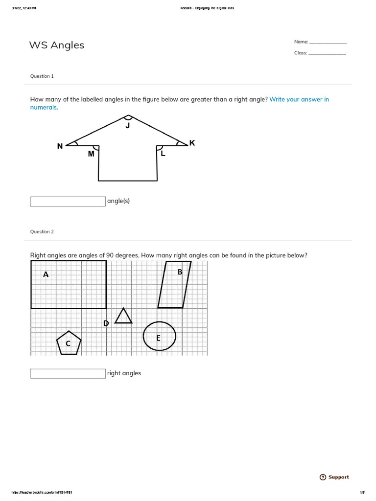 WS Angles: How Many of The Labelled Angles in The Figure Below Are ...