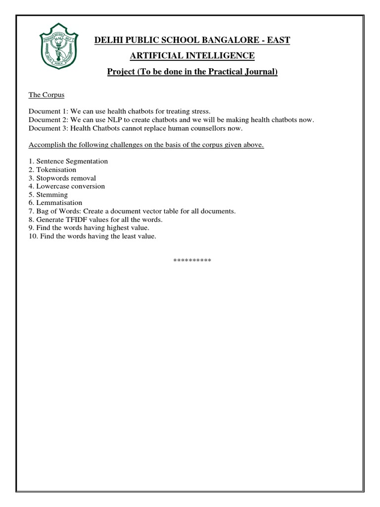 Grade 10 - Project | PDF