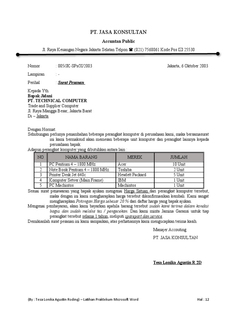 Pt. Jasa Konsultan: Accuntan Public | PDF | Komputer