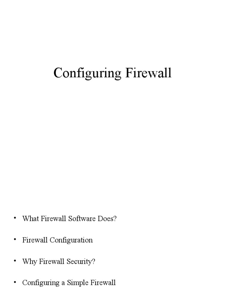 Unit 3 | PDF | Firewall (Computing) | Port (Computer Networking)