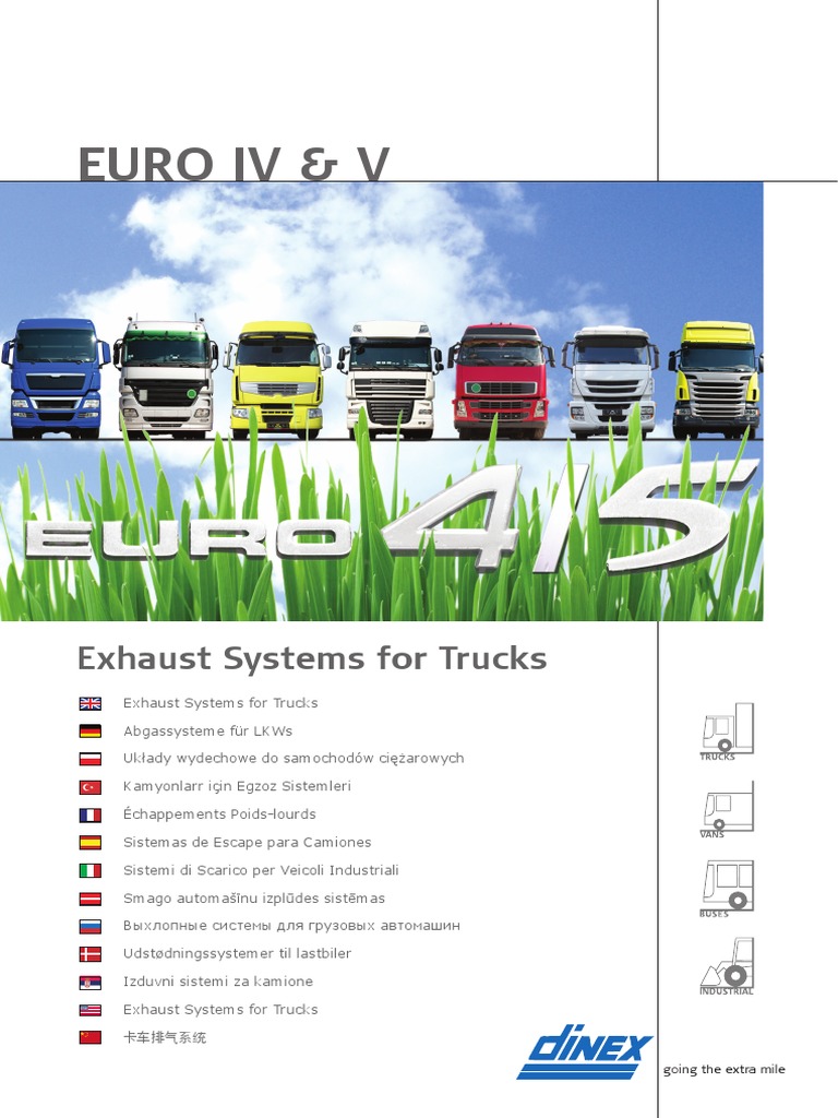 DINEX Euro 4 5 Catalogue | PDF | Vehicle Technology
