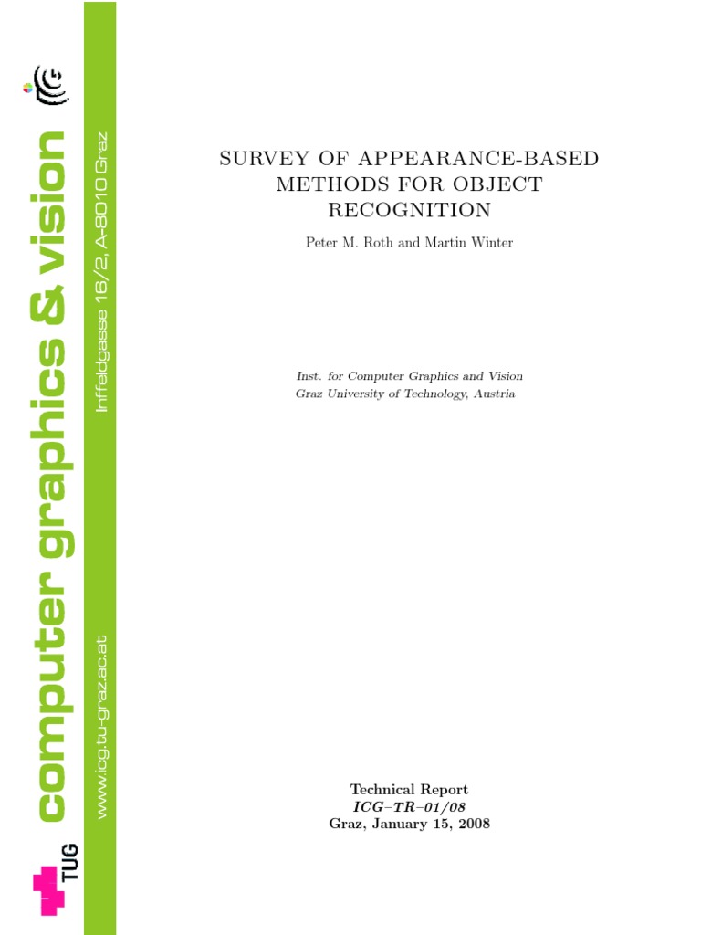 Appearance Based Methods Pdf Areas Of Computer Science Algorithms