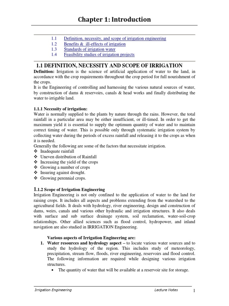 Introduction to Irrigation Engineering | PDF | Soil | Ph