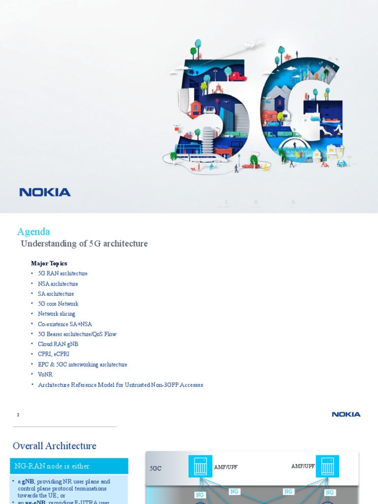 5G Architecture Overview 19jan2022 | PDF