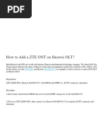 03 - GPON - Basic Command OLT ZTE - NETWORKING - FROM | PDF | Fiber To The X ...