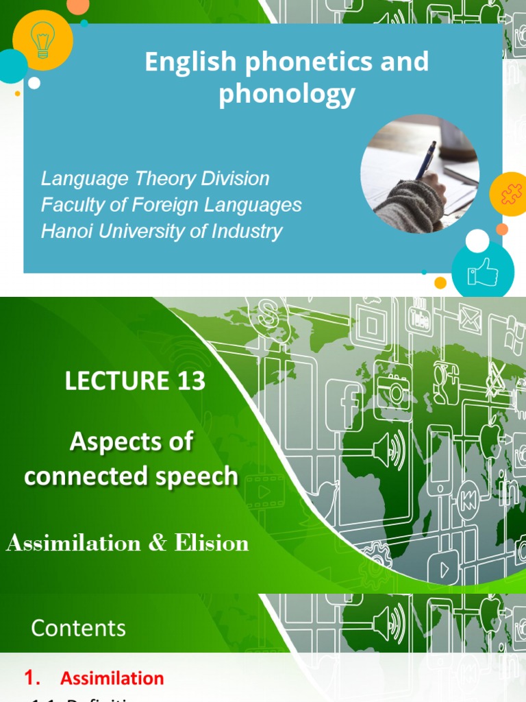 W13.Assimilation - Elision | PDF | Phonetics | Human Voice