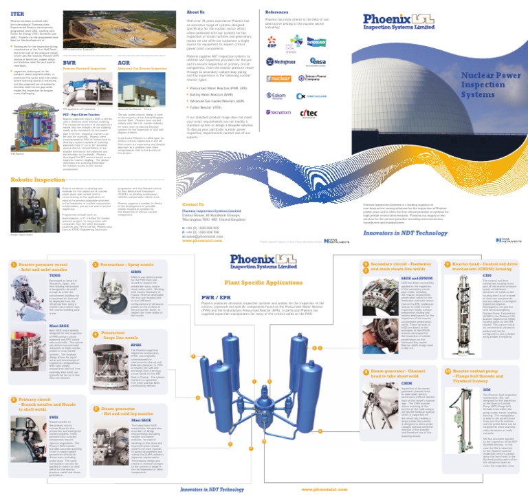 Phoenix Nuclear Brochure | PDF | Pressurized Water Reactor | Energy ...