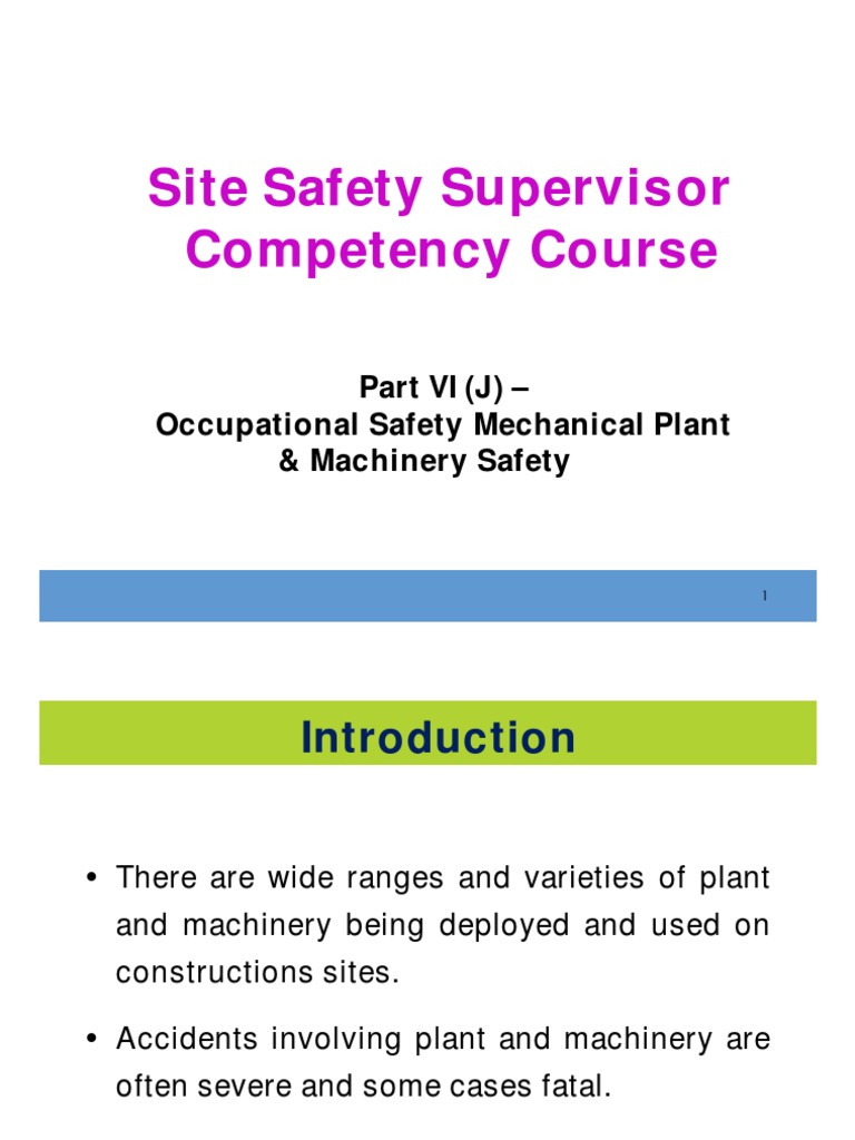 Plant & Machinery Safety Training Guide | PDF | Machines | Personal ...