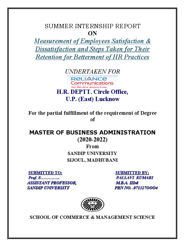 Sip Front Page | PDF