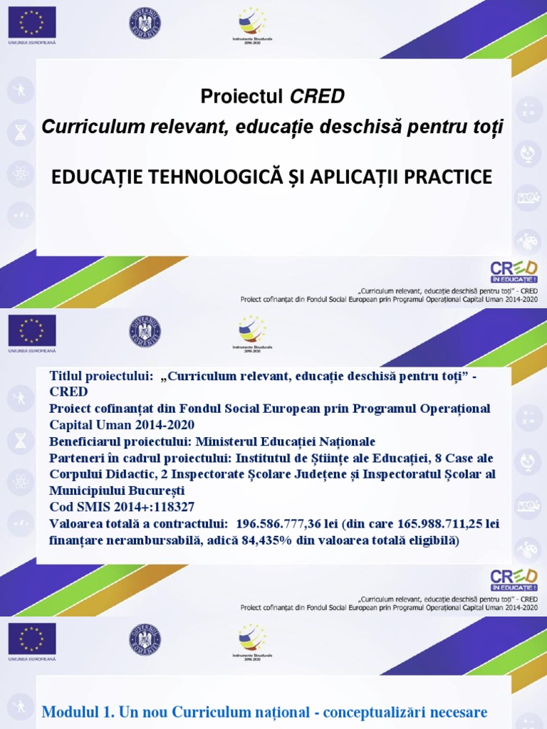 Prezentare CRED Cerc Metodic | PDF