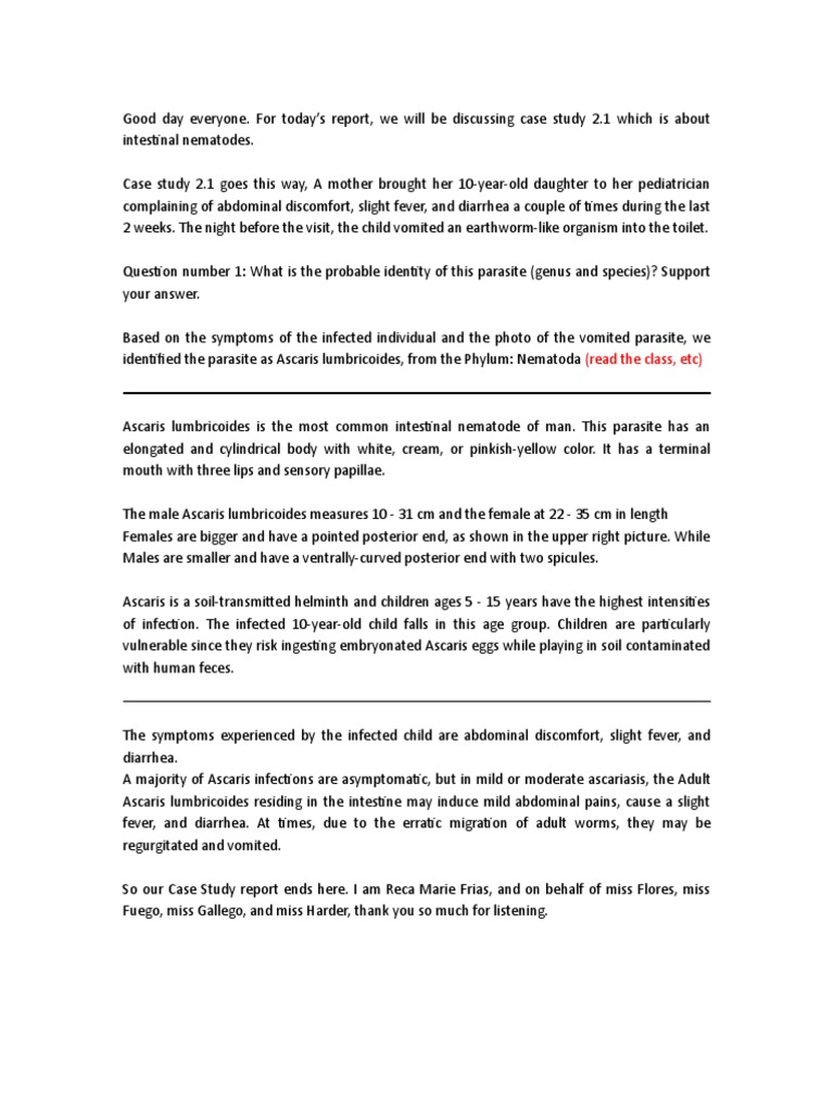 Case Study Script | PDF