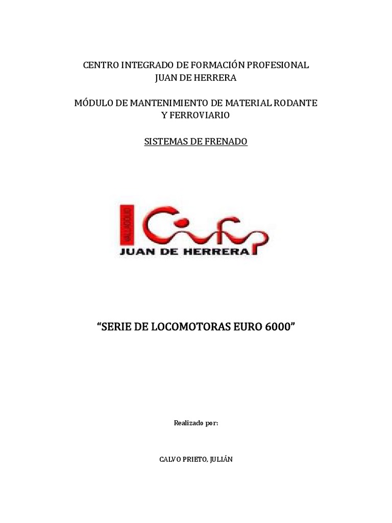 Análisis de la Locomotora Euro 6000 | PDF | Transporte ferroviario ...