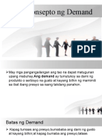 Ano Ang Kahulugan NG Demand, Demand Function | PDF