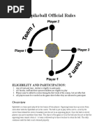 Newcombe Ball Rules | PDF | Games Of Physical Skill | Rules