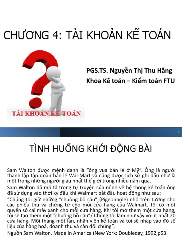NLKT C4. Tài Khoản Kế Toán | PDF