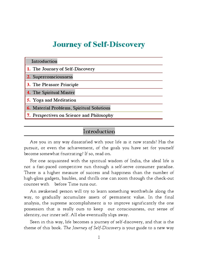 25 Journey of Self-Discovery | PDF | Soul | Reincarnation