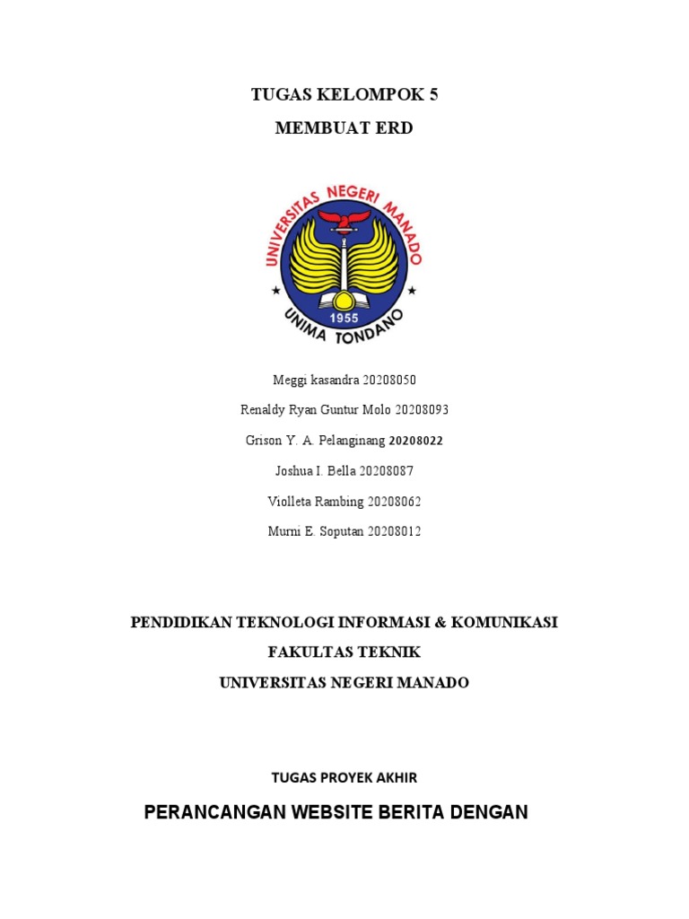 Tugas Kelompok 5 - Erd | PDF