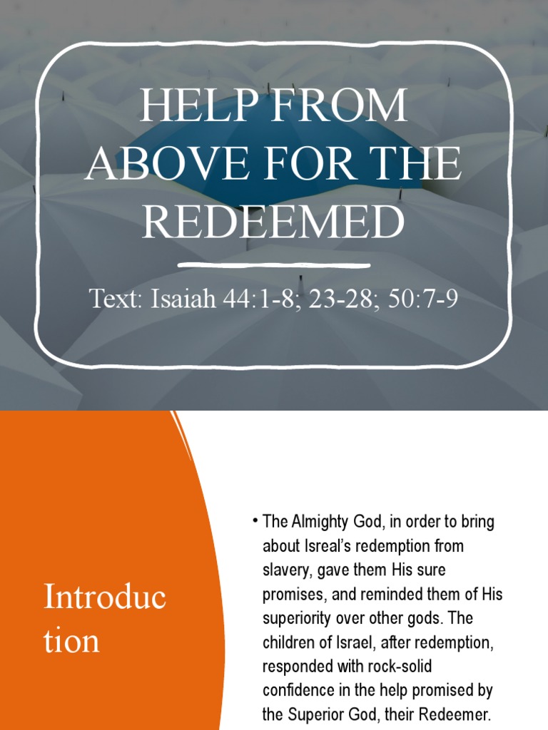 Help From Above For The Redeemed | PDF | Religion & Spirituality