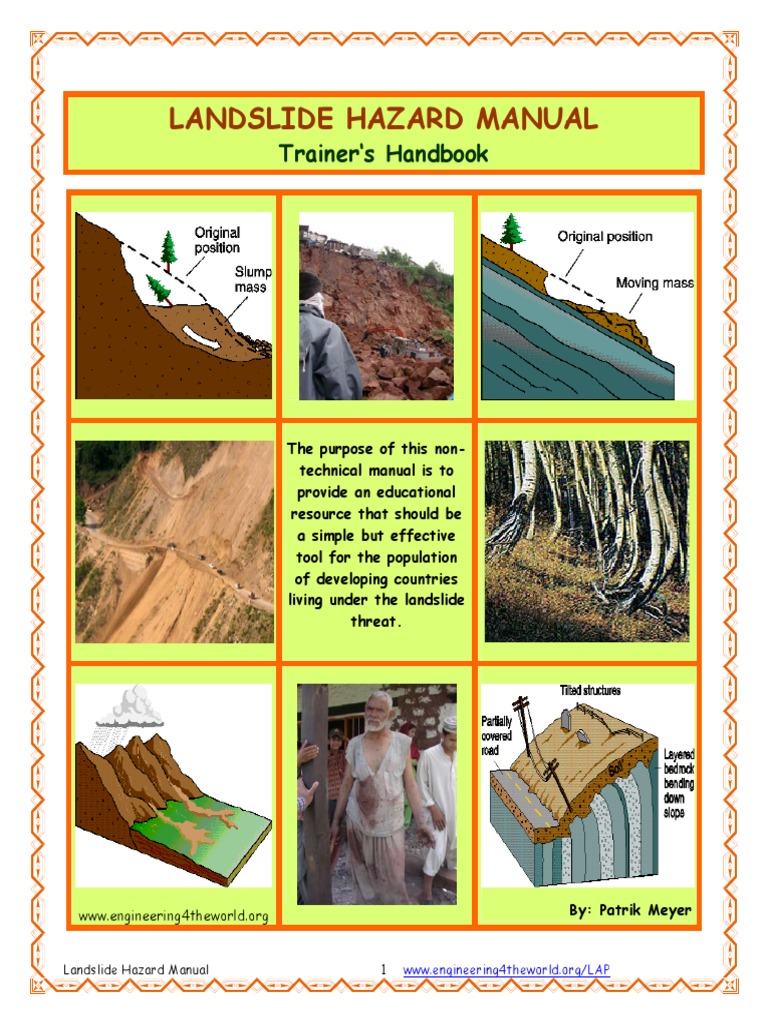Landslide Hazard Manual: Trainer S Handbook | PDF | Landslide | Geology